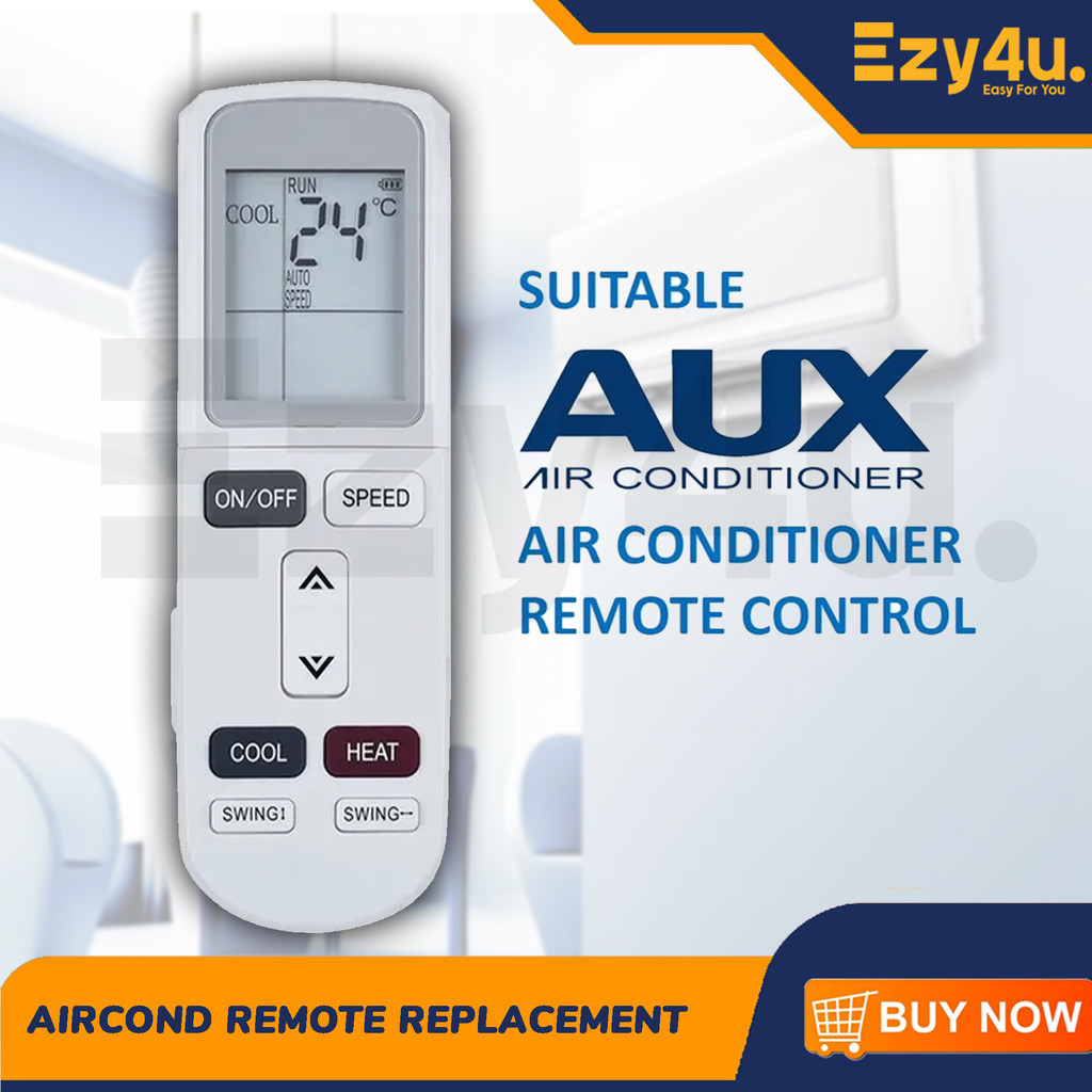 AUX Air Cond Aircond Air Conditioner OEM Replacement Remote Control YKR ...