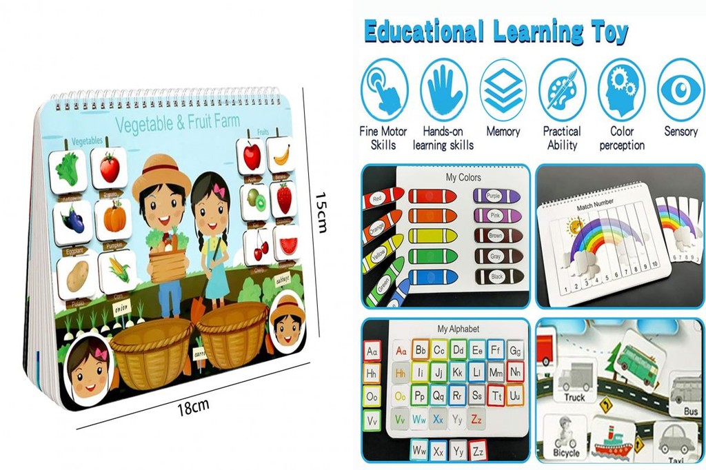 Lingoer| Weather Busy Book Toddlers Busy Book Fun and Educational ...