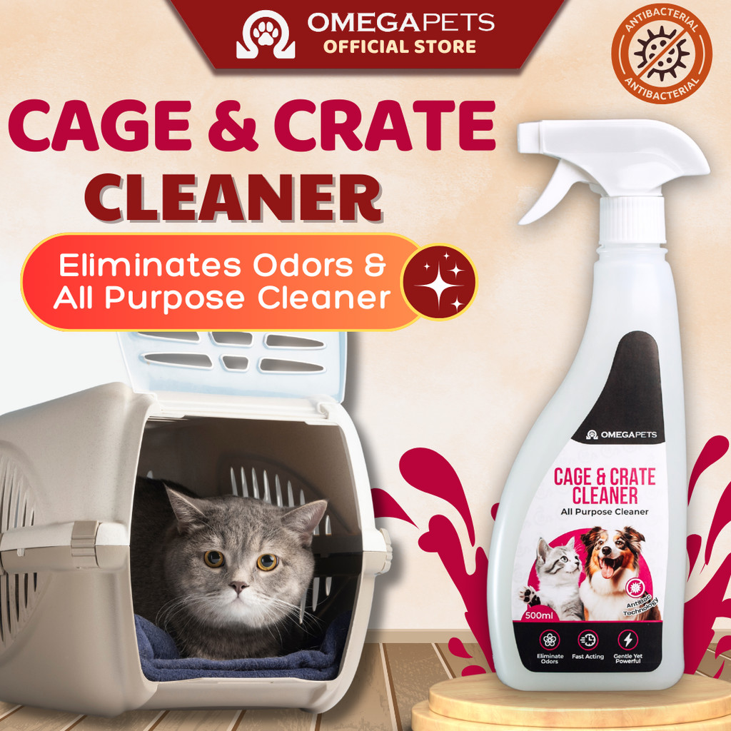 Omega Pets™ Cage & Crate Cleaner (500ml) | Shopee Malaysia