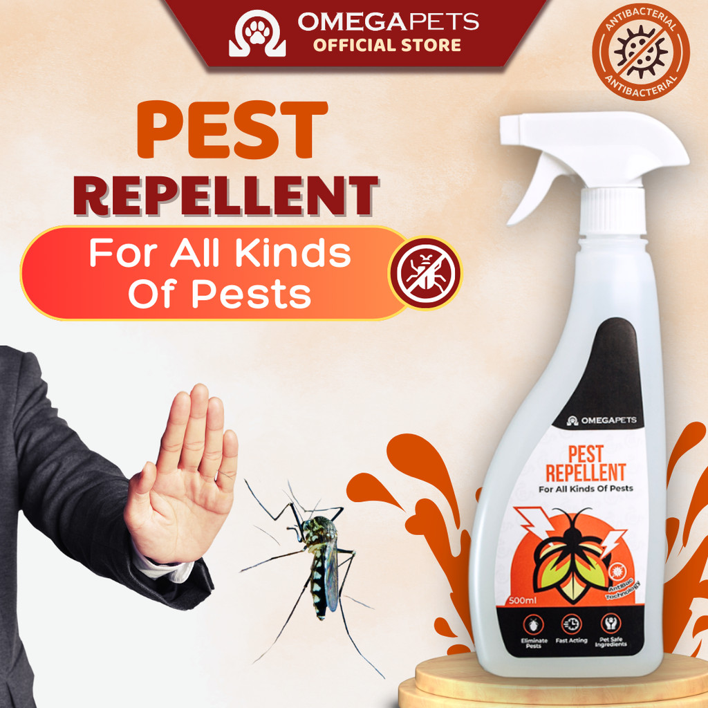 Omega Pets™ Pest Repellent Spray (500ml) | Shopee Malaysia