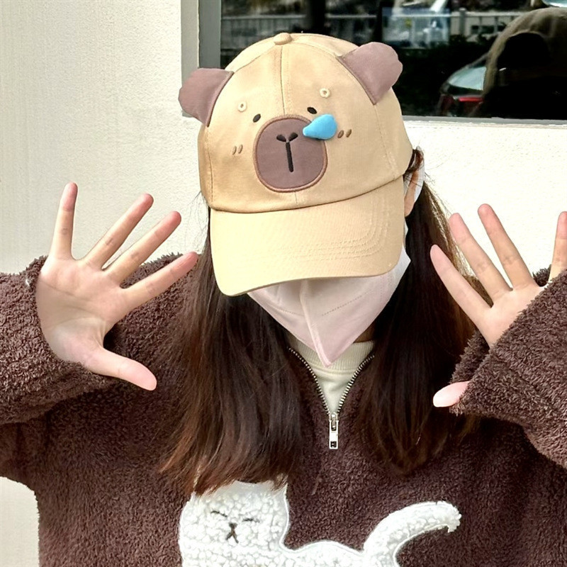 Anime Crayon Shin-chan Puppy Kawaii Sun Hats Summer Breathable Hat Boy ...