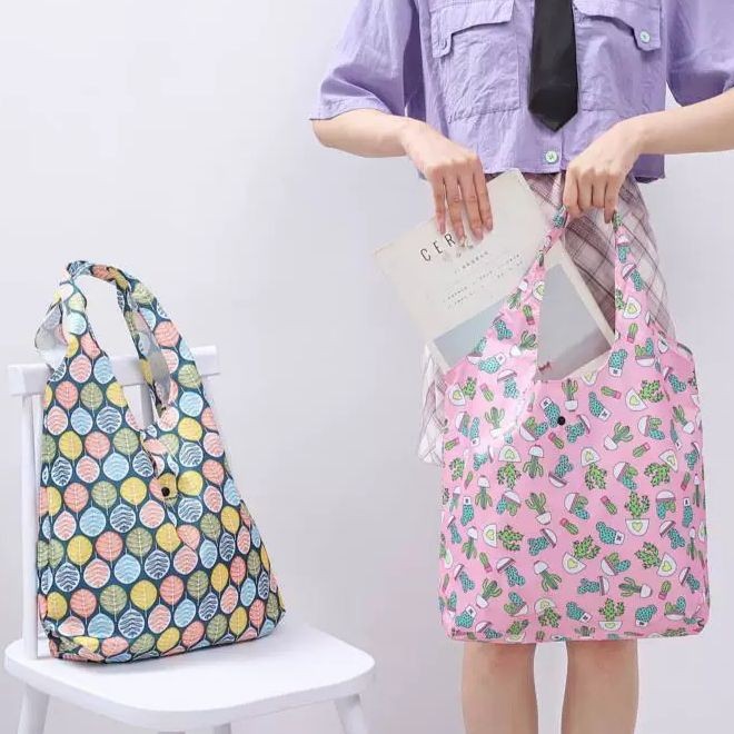 Shopping Storage Foldable Simple Bag Recycle Bag Reusable | Shopee Malaysia