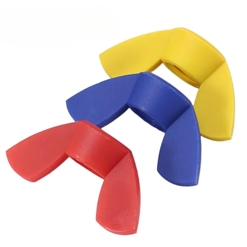 M3 M4 M5 M6 M8 M10 M12 Colourful Nylon Wing Nut Butterfly Nut Plastic ...