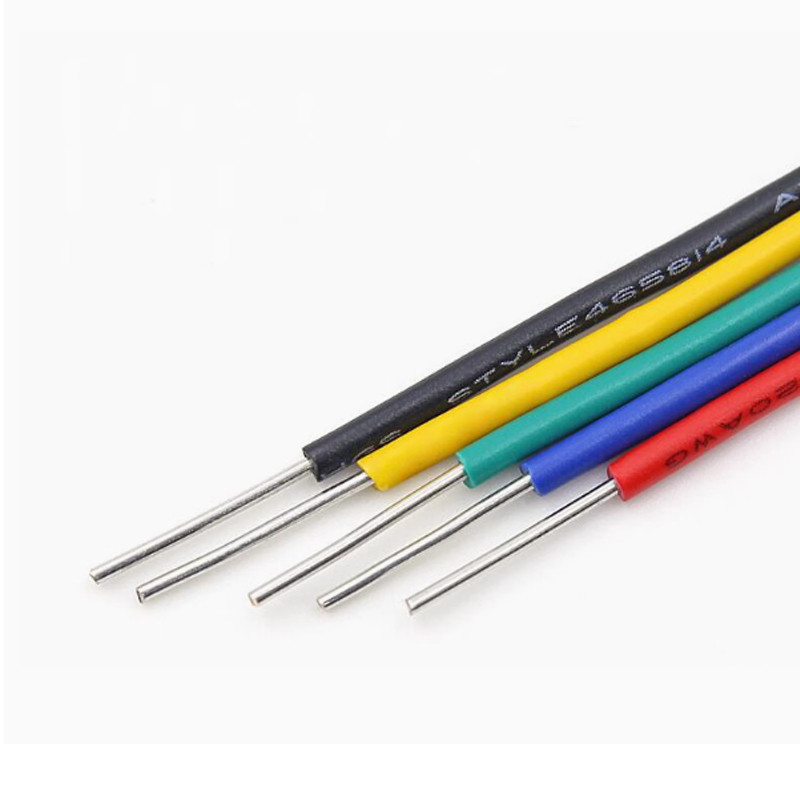 UL1007 PVC Tinned Copper Single Core Wire Cable Line Black/White/Red ...
