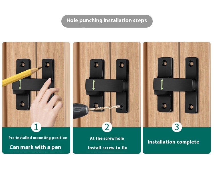 Hasp Latches Door Lock Latch Zinc Alloy Sliding Door Swivel Slug Latch ...