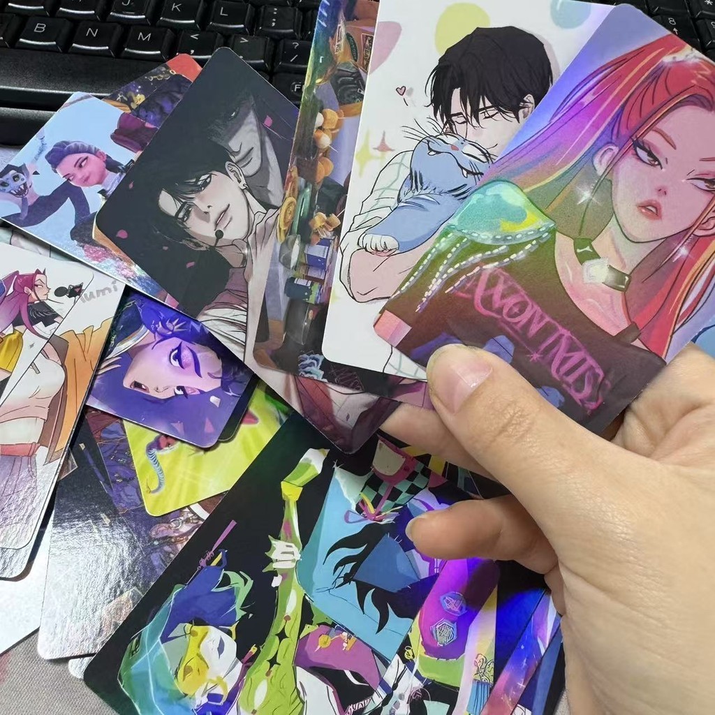 KPop Demon Hunters Photocard Rumi Jinu Derpy Tiger Saja Boys Lomo Cards for Fans | Shopee Malaysia