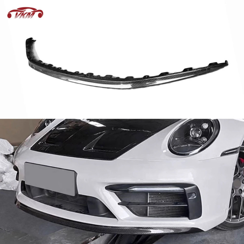 Front Bumper Chin Lip Spoiler For Porsche 911 992 2019-2023 Front Lip ...