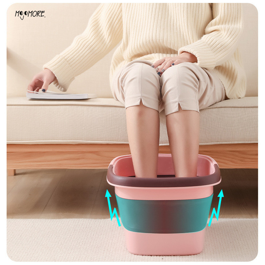 Foldable Collapsible Portable Foot Bucket with Handle Baldi Lipat ...
