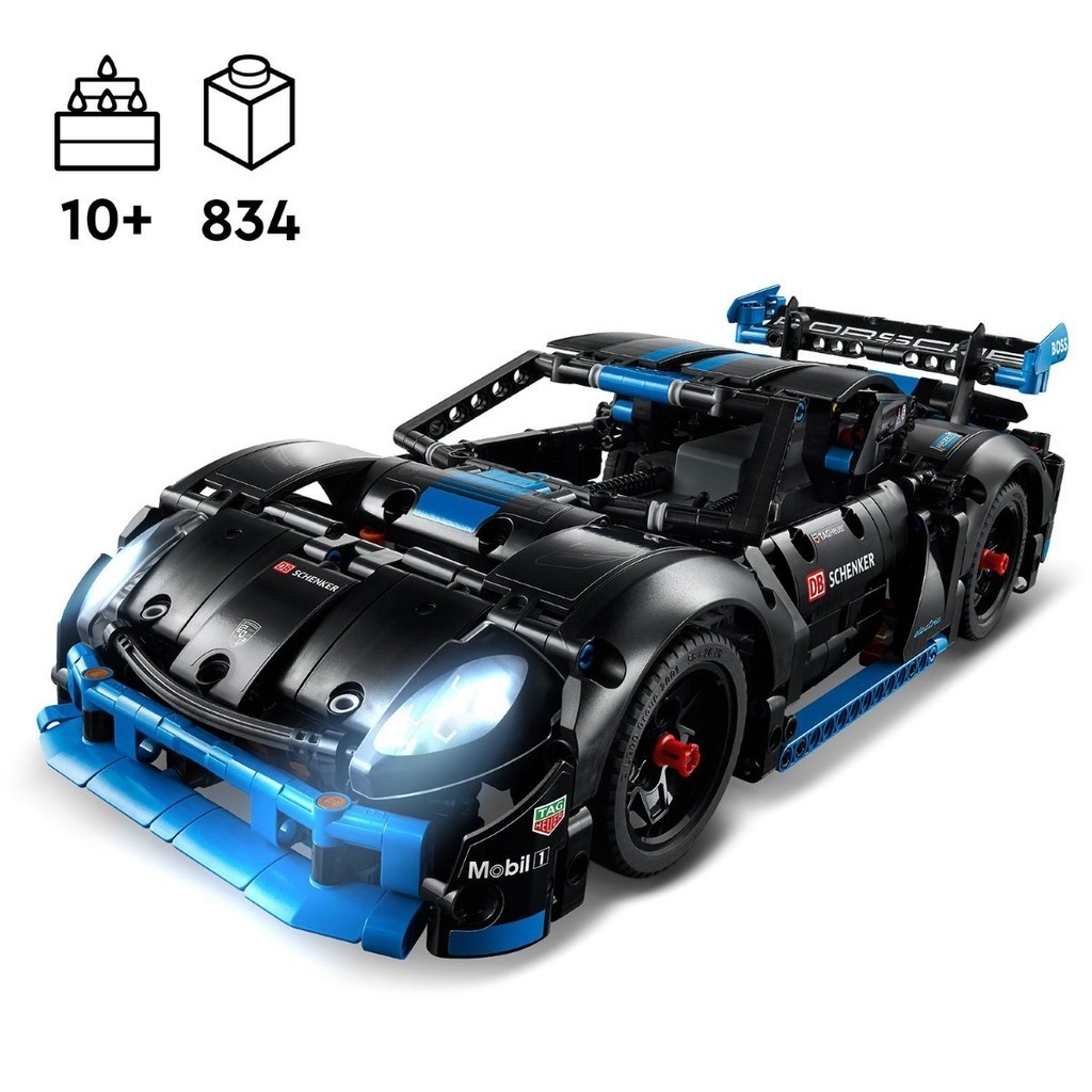 LEGO 42176 Technic Porsche GT4 e-Performance Race Car Building Toy Set ...