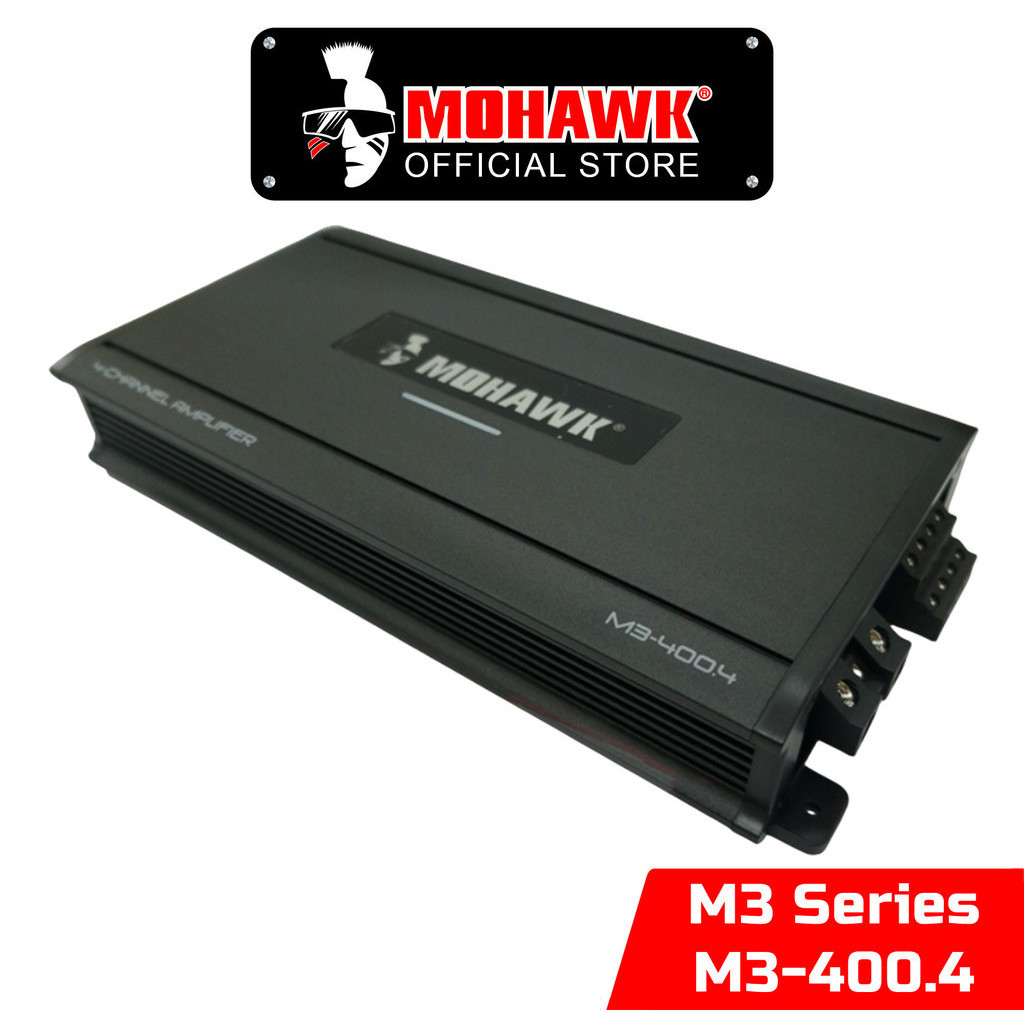 Mohawk 4 Channel Car Amplifier M3 Series AB Class 4Ch Amp M3-400.4 ...
