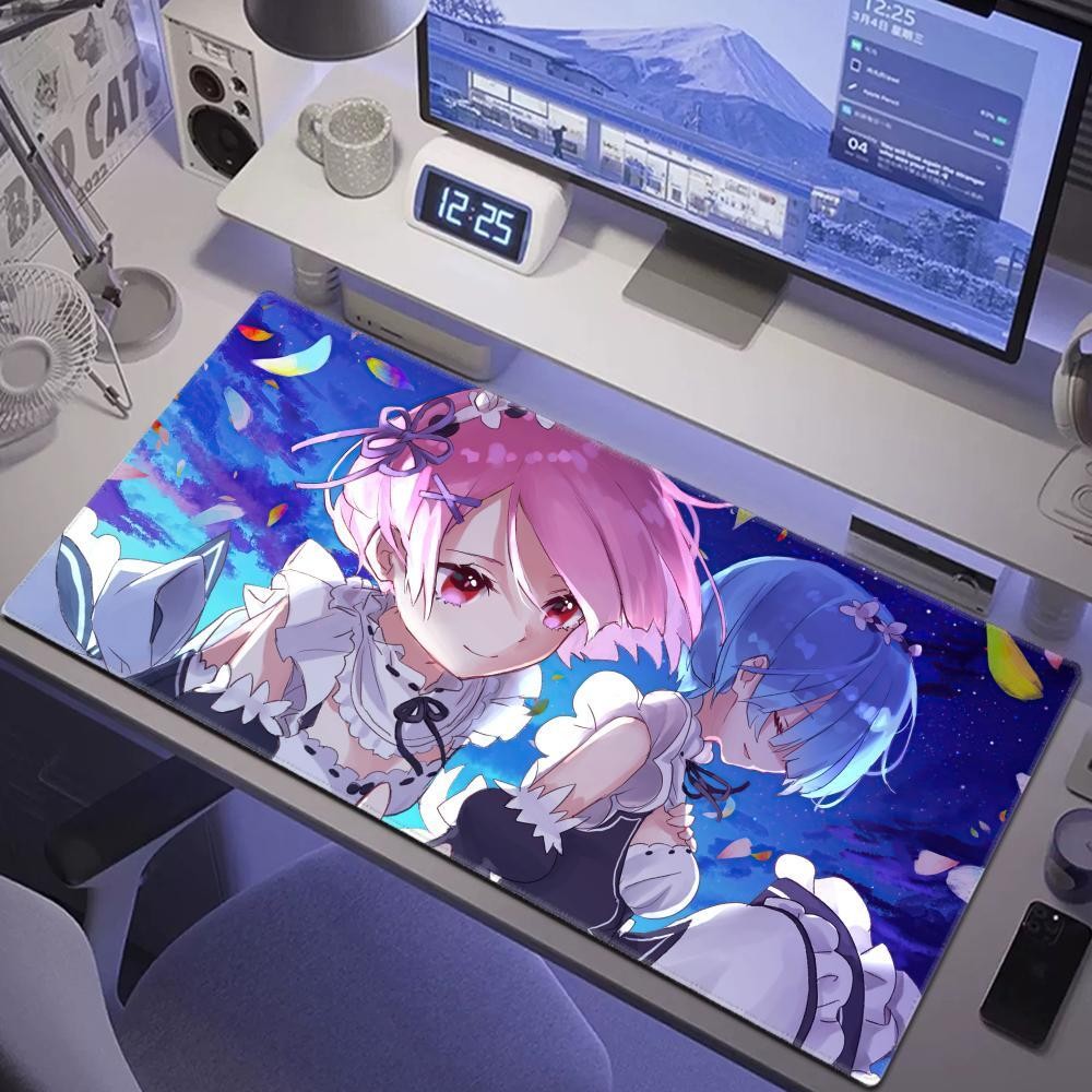 Mrglzy Rem Re Zero Kawaii Girl Sexy Anime Mouse Pad Laptop Mouse Game ...
