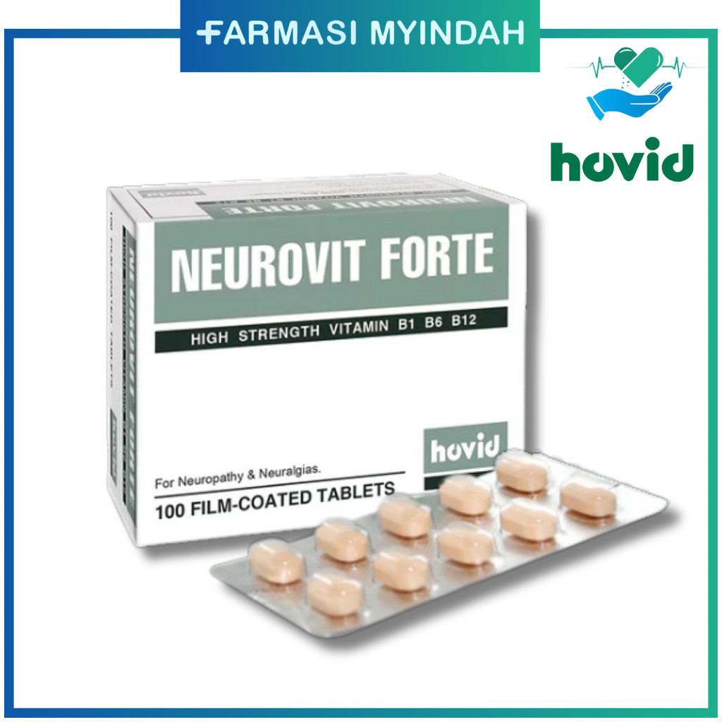 Hovid Neurovit Forte Tablet 10's (1 Strip) | Shopee Malaysia