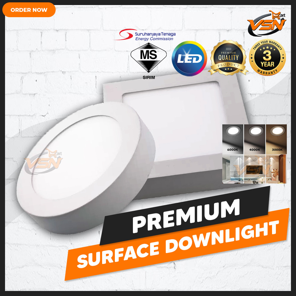 SURFACE MOUNTED 18W 24W 30W 36W 40W PREMIUM LED DOWNLIGHT CEILING LIGHT ...