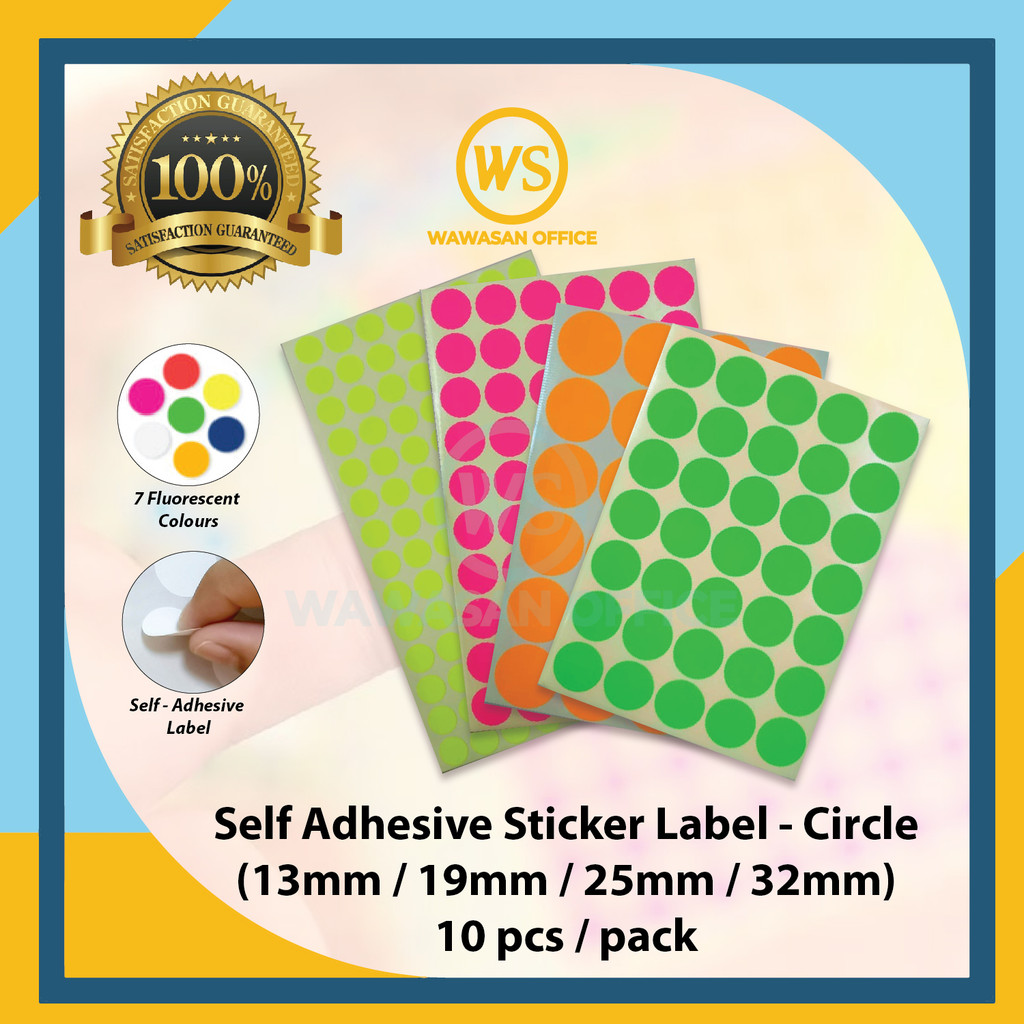 Round Sticker Label / Self Adhesive Label Sticker / Color Sticker Label ...
