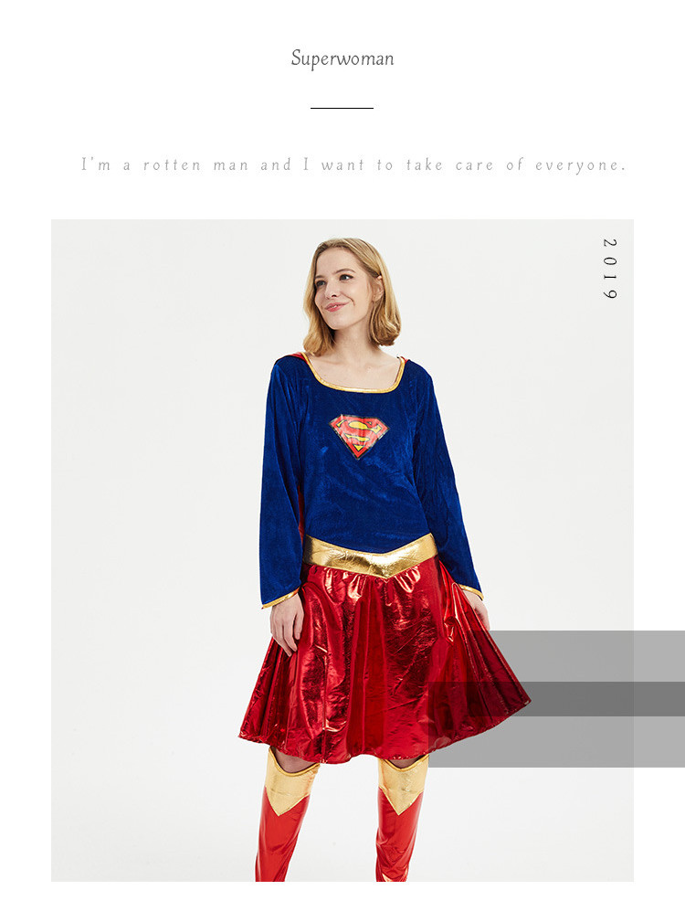 Justice League Muse Man Cosplay Costume Superman Superhero Halloween ...