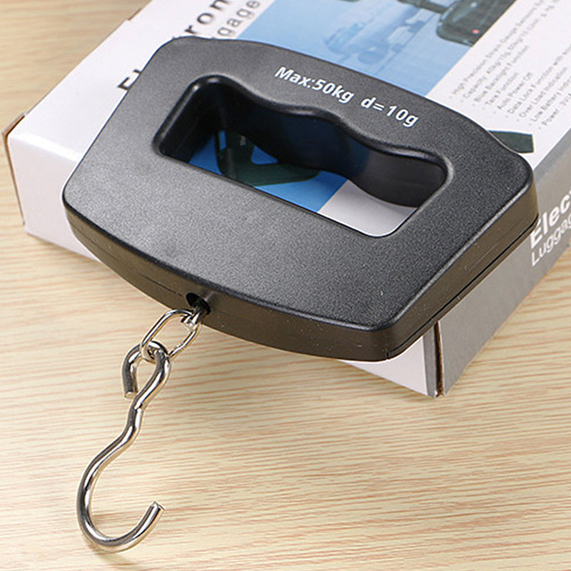 Handheld Portable Travel Electronic Scale LCD Digital 50kg/10g Suitcase ...