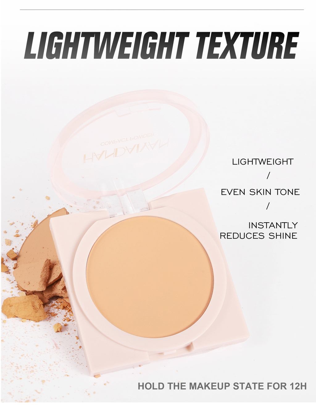 HANDAIYAN 8-Color Silky Smooth Pressed Powder Fully Cover Concealer ...