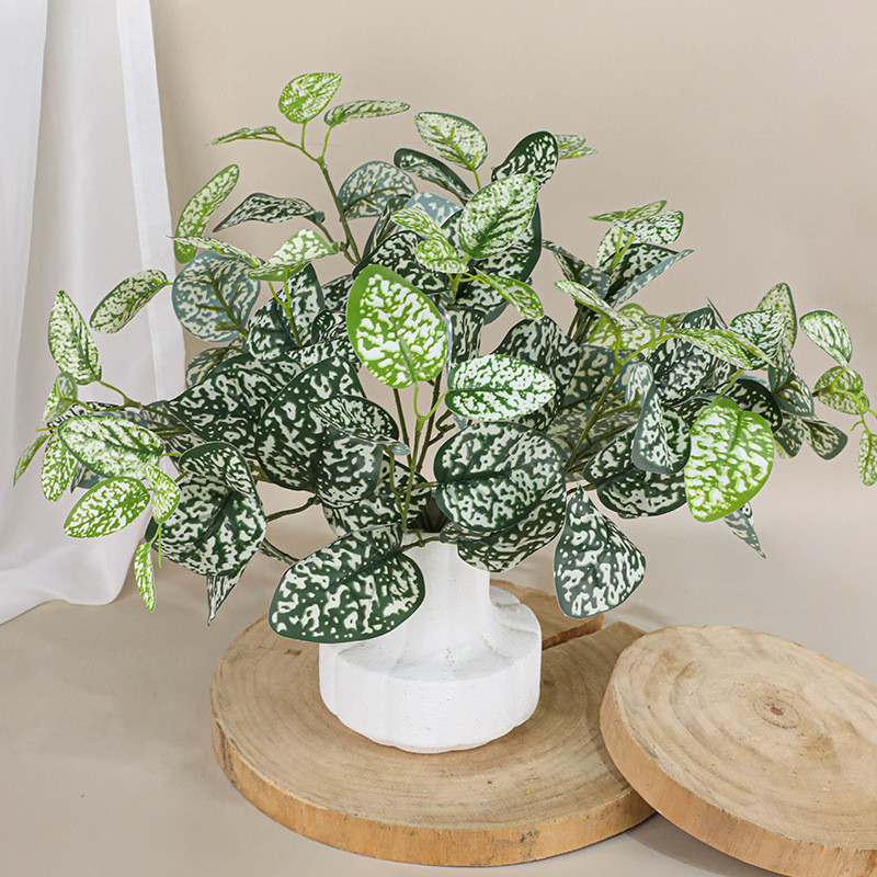 Artificial Plants Branch Faux EveryGreen Leaves 15" Fake Plants for ...