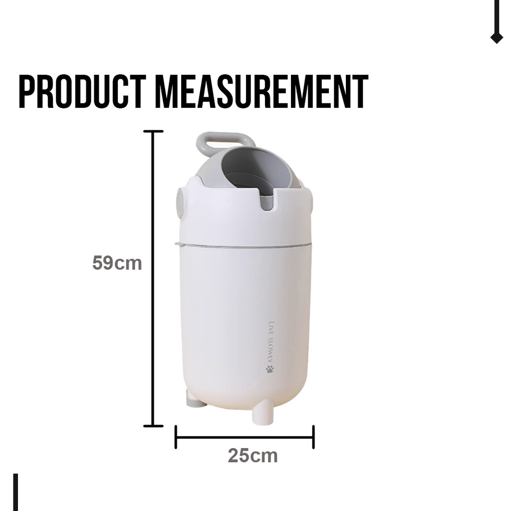 Toyss Diaper Pail Diapers Bin Baby Dustbin Pampers Sanitary Bin Diaper ...