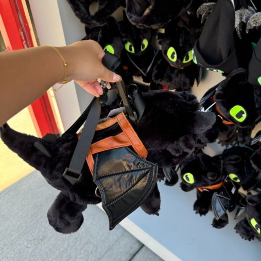 How to Train Your Dragon Toothless Doll Backpack Fun Cool Cute Night ...