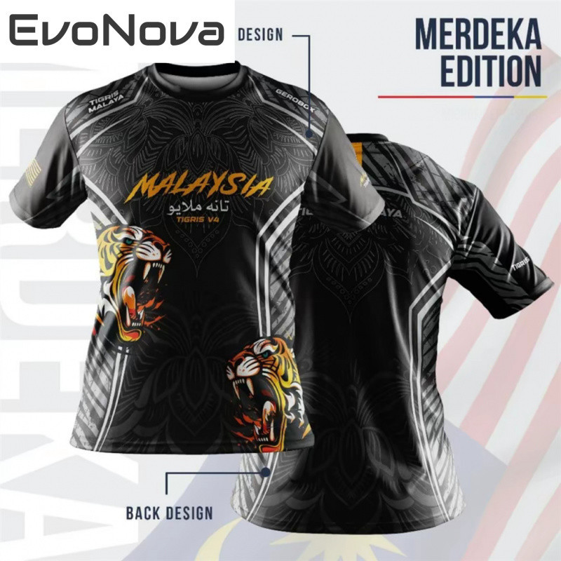 2025 BAJU MERDEKA 68 merdeka 68 sublimation short sleeve tshirt/Baju ...