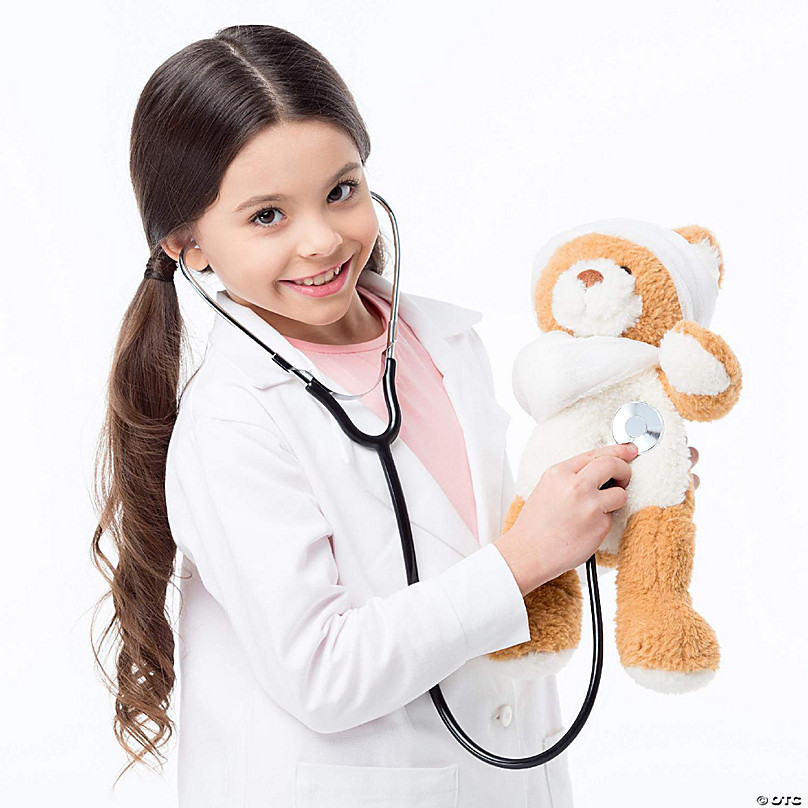 DC Kid Medical Kit Pretend Role Play Doctor Real Stethoscope Brightly ...