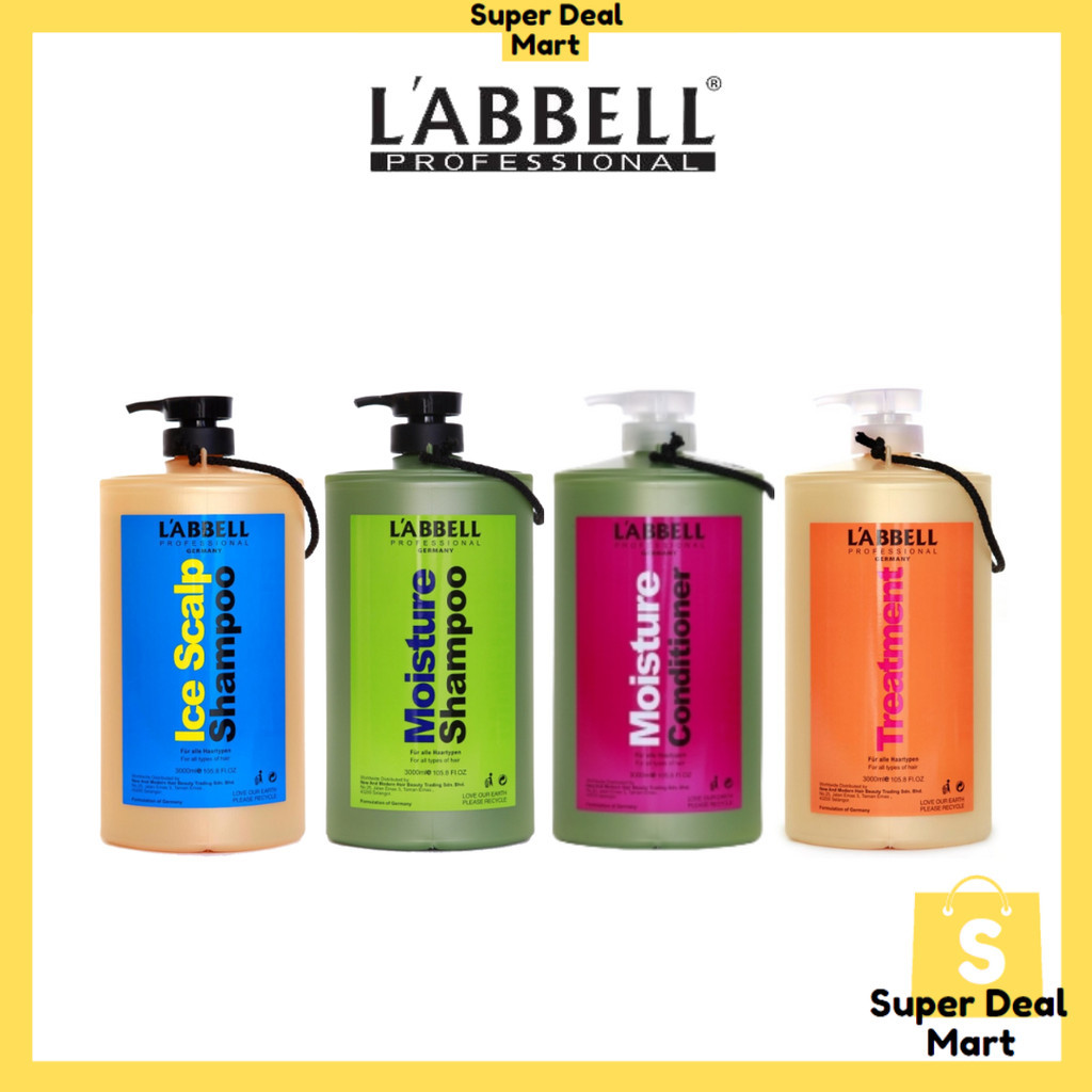 Labbell Gallon Shampoo / Conditioner / Treatment Mask ( Moisture / Ice ...