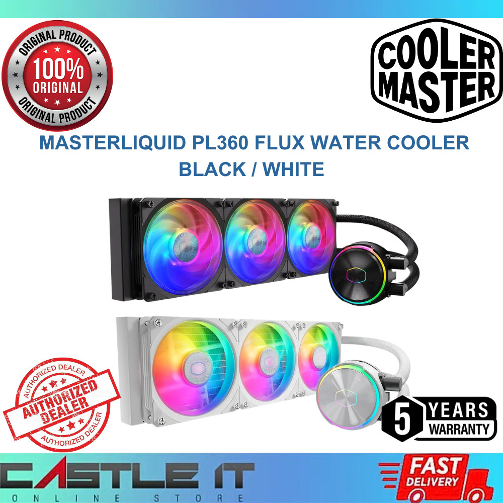 Cooler Master MASTERLIQUID PL360 FLUX AIO Water Cooler 360MM MLY-D36M ...