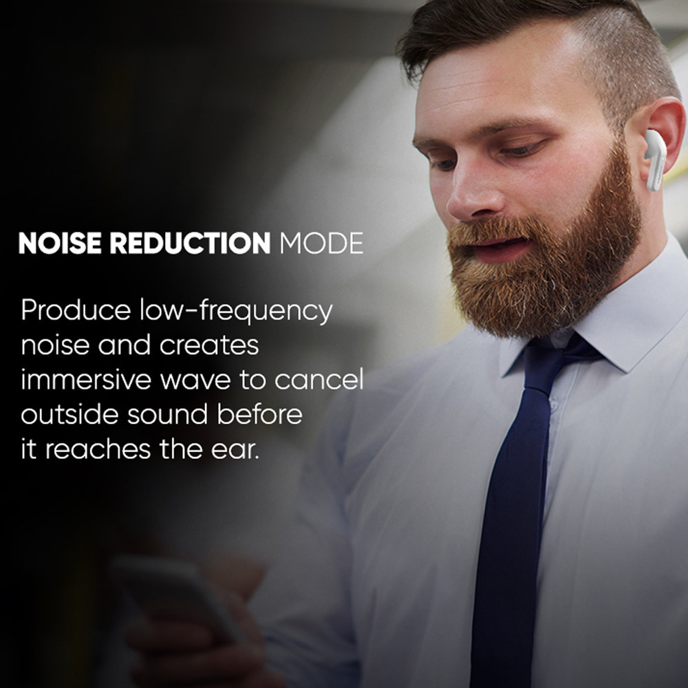 SonicGear TWS 12 ANC ENC Bluetooth 5.3 Wireless Earbuds | 36 Hour ...