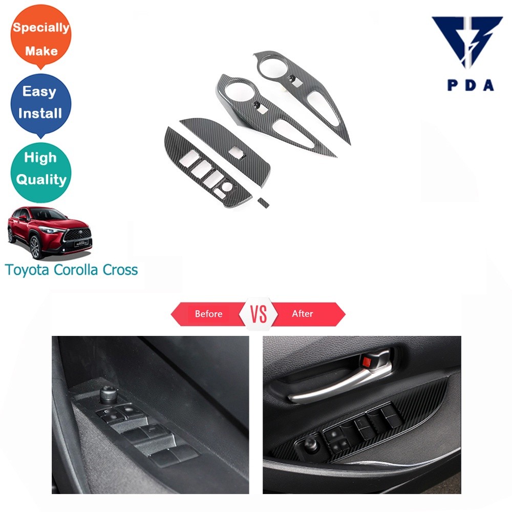 Toyota Corolla Cross power window switch panel cover | Shopee Malaysia