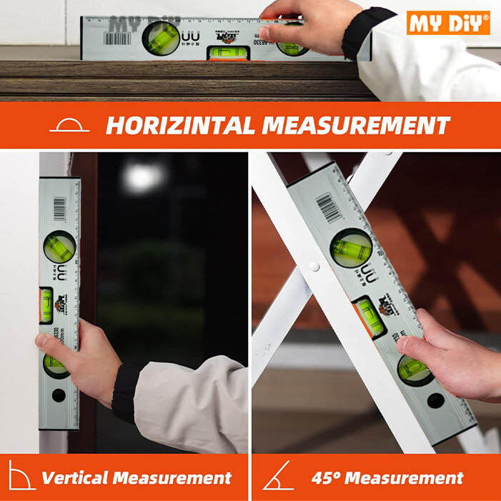DIY Online4u - 12” OR 24” ALUMINIUM MAGNETIC SPIRIT LEVEL WITH MAGNETIC ...