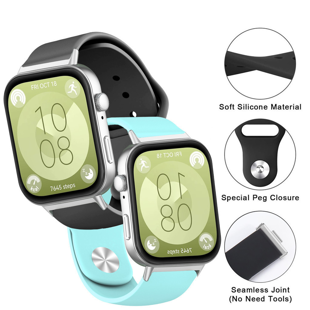 Silicone Strap for Huawei Watch Fit 4 pro/4 Watchband Bracelet ...