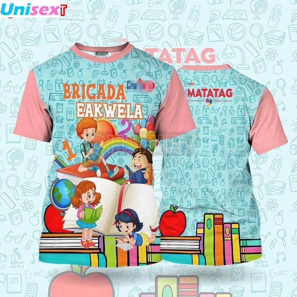 Sublimation Primary School Teacher Uniform T-shirt Casual Qui-drying ...