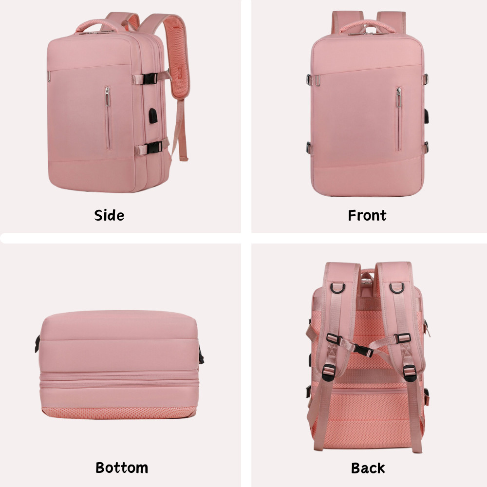 180° Wide Open Travel Backpack Bag Expandable Backpack Bag Business ...