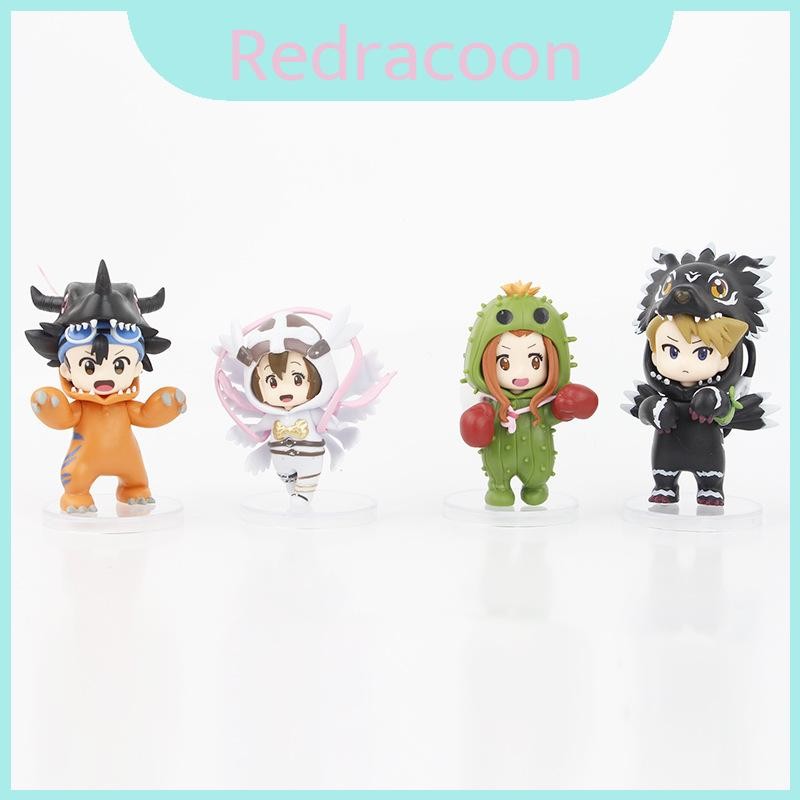 Digimon Pvc Durable Figure Set Taichi Yamato Sora Koushiro Mimi ...