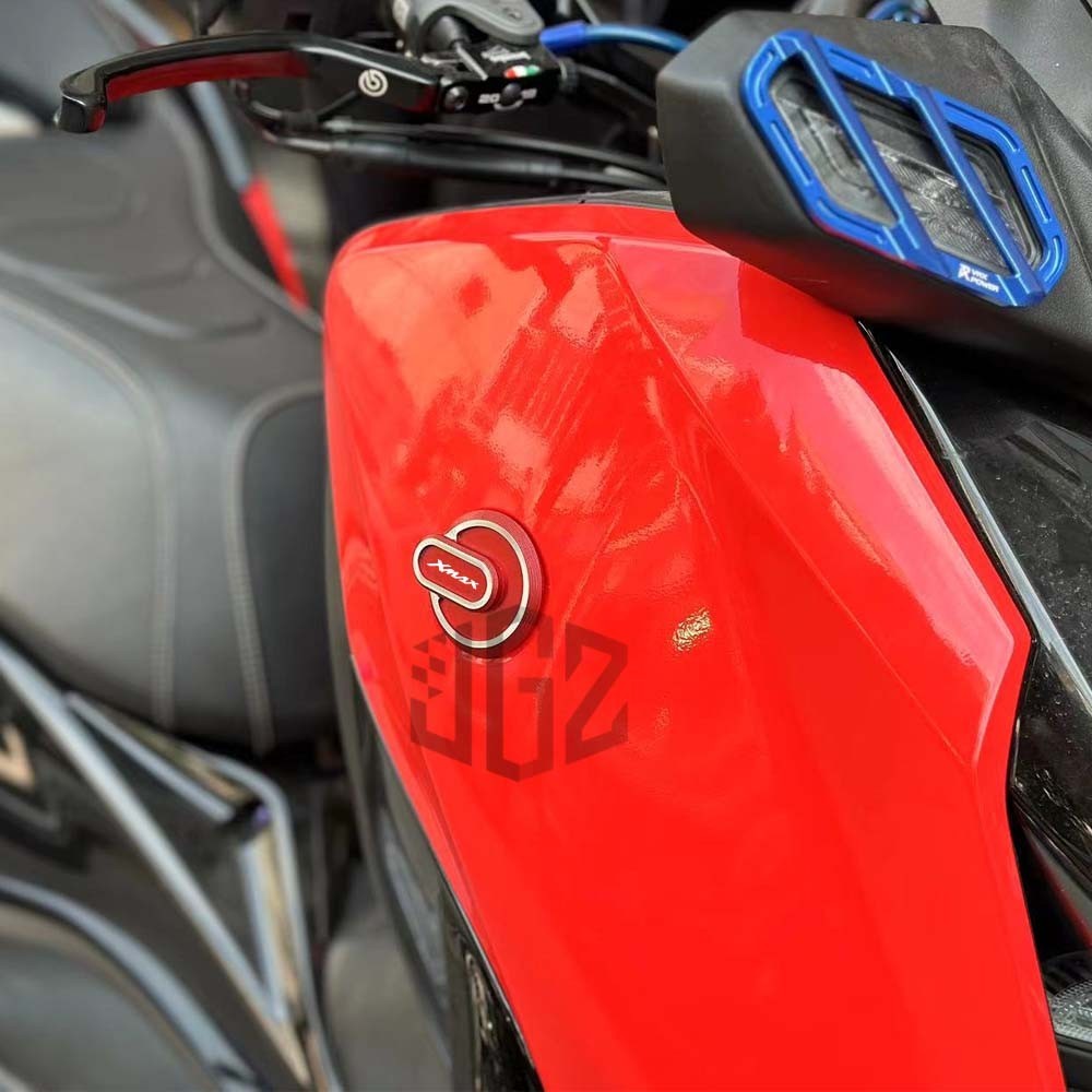 For YAMAHA XMAX v2 XMAX300 2023 2024 Motorcycle CNC Side Emblem Sticker ...