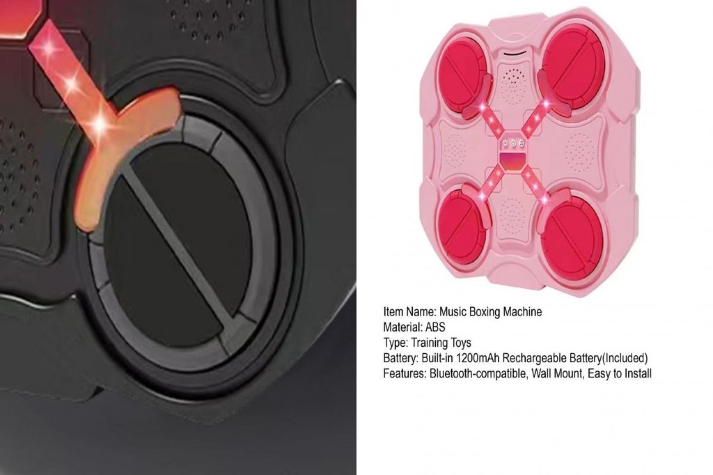 KDDT- Led Boxing Training Target Wall-mounted Boxing Trainer Smart Led ...