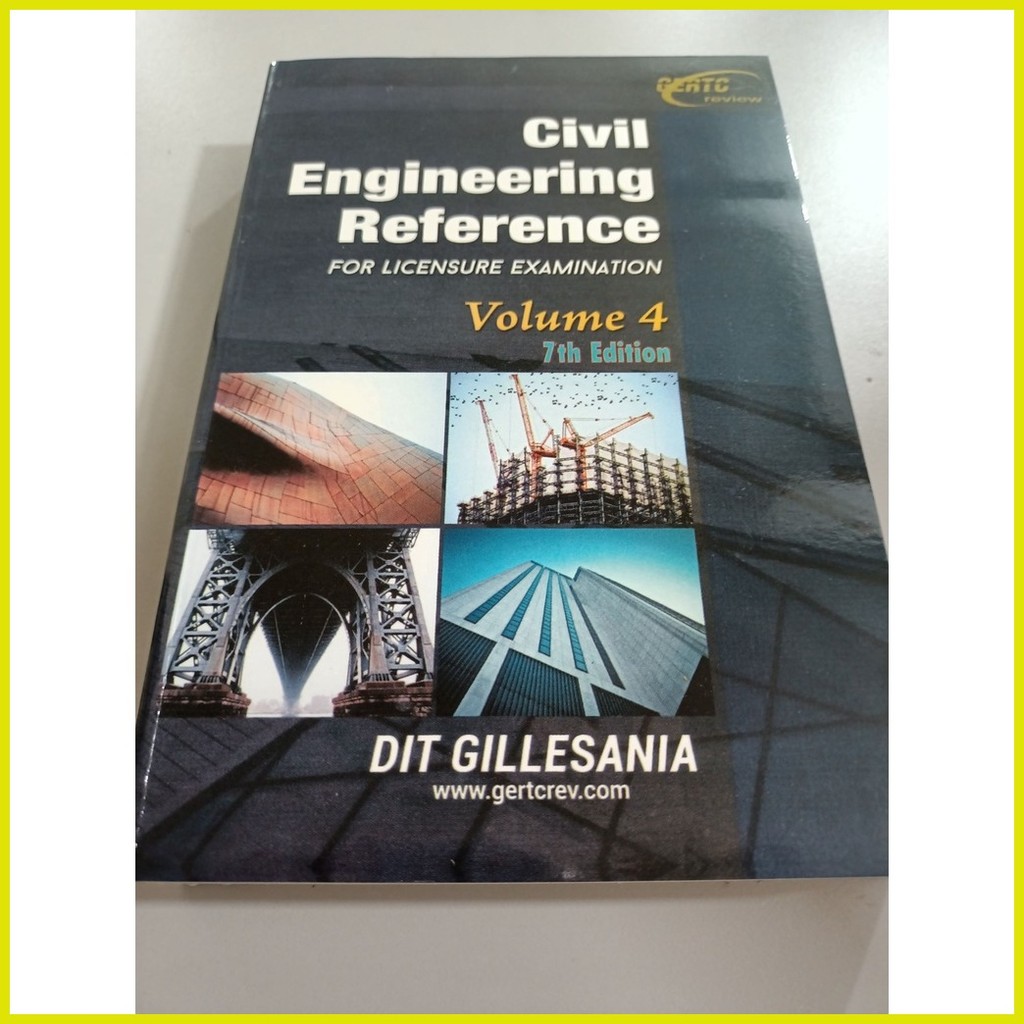 ∆ CIVIL Engineering Reference volume 4 7th edition By:Dit Gillesania ...