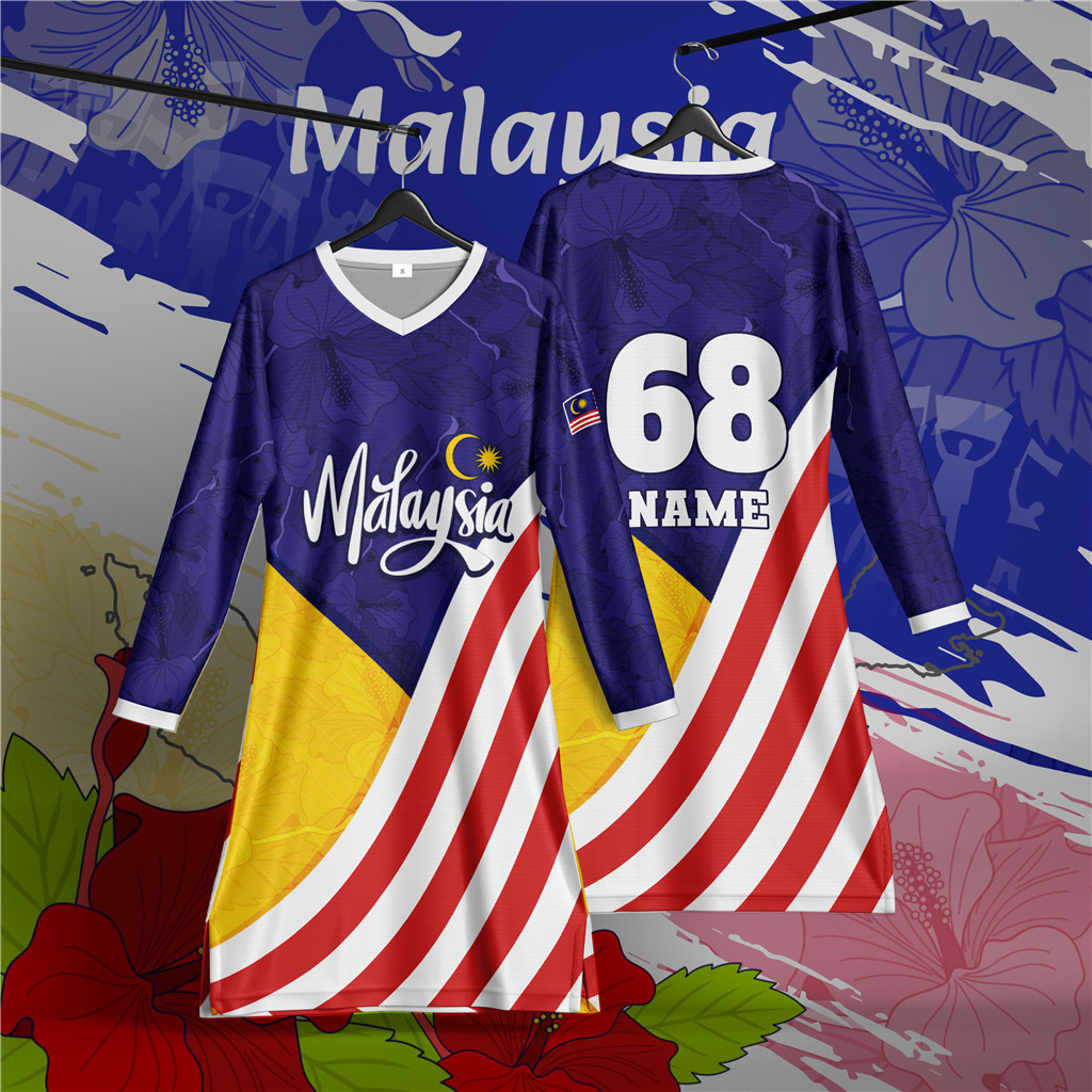 (Free custom name and number) 2025 Unisex Baju Merdeka Budak Lelaki ...
