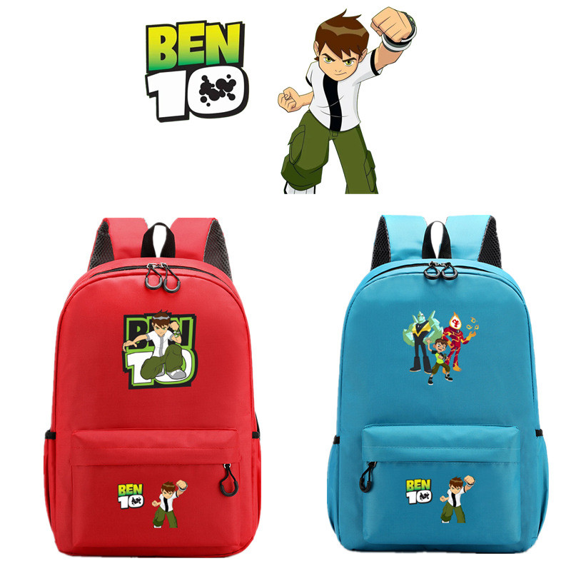 Ben 10 Youth Student Backpack With Padded Arc Shaped Straps For School ...