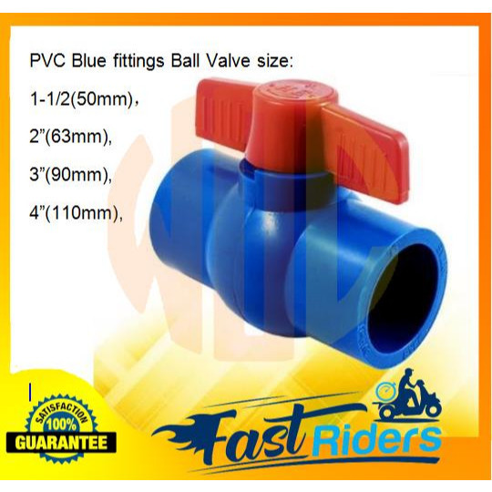 PLASTIC PVC Ball Valves 2 TO 4" Blue Gate Valve /Shower Valves/ Plastic ...