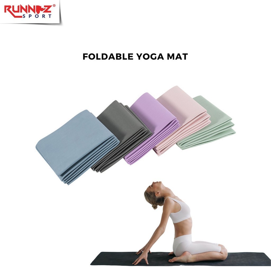 Runnoz Sport Foldable Yoga Mat | Shopee Malaysia