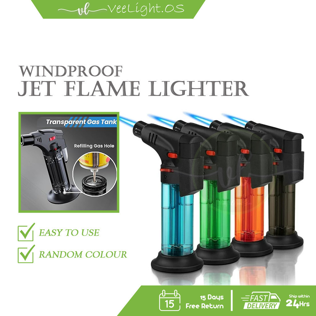 Stove Gas Lighter Jet Lighter Api Tajam Bukhoor Refillable Kitchen Gas ...