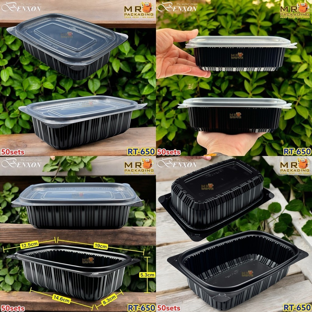 Benxon RT-750 RT-1000 Rectangular Container & Lid ( 50sets± ...