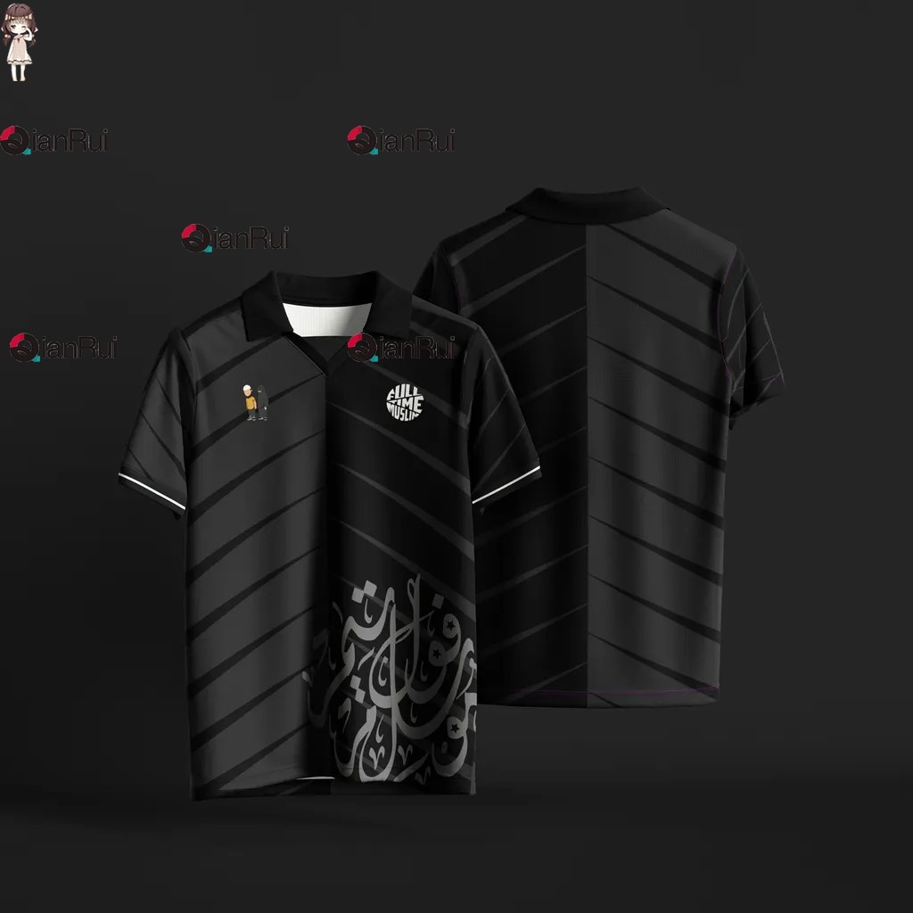 JERSEY RETRO SHORT/ Round neck/POLO/V-neck collar| BLACK MODE ...