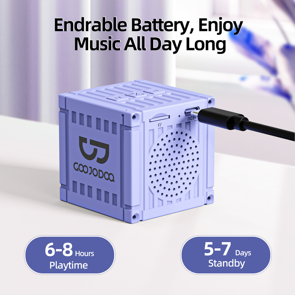 GOOJODOQ Wireless Hi-Fi Fast Connection Mini Bluetooth Speaker | Shopee ...