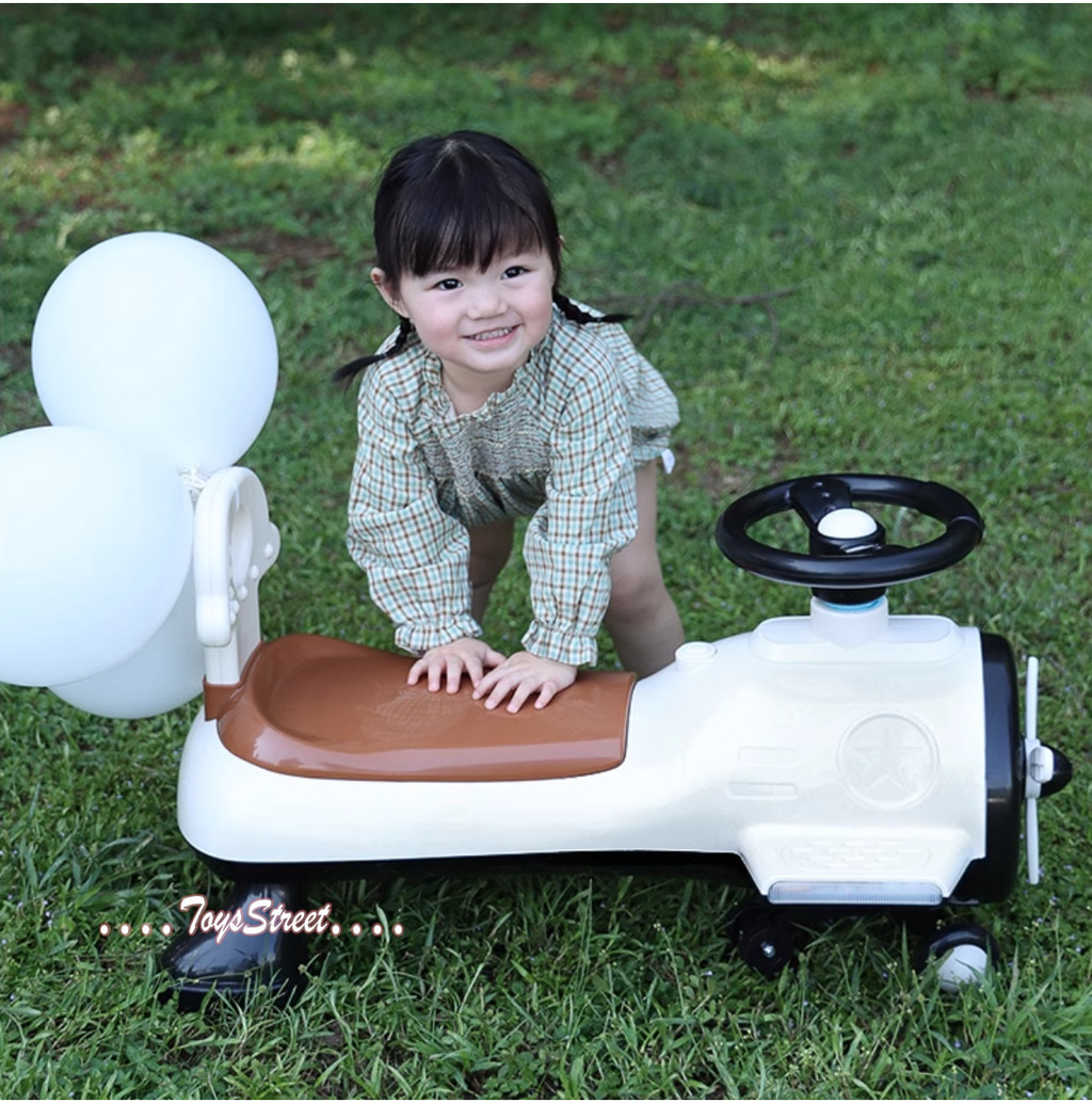 TOYS STREET TS132 KIDS RIDE ON SELF-POWERED PLASMA AEROPLANE SWING YOYO ...