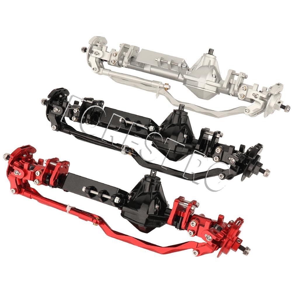 All Metal Front and Rear Axle with Differential Assembly for Axial ...