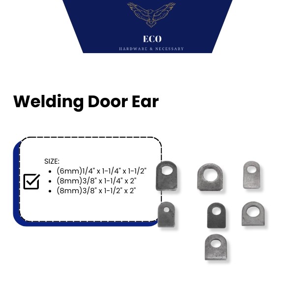 Grill Besi Welding Padlock Eye Bracket Welding Pintu Door Ear Telinga ...