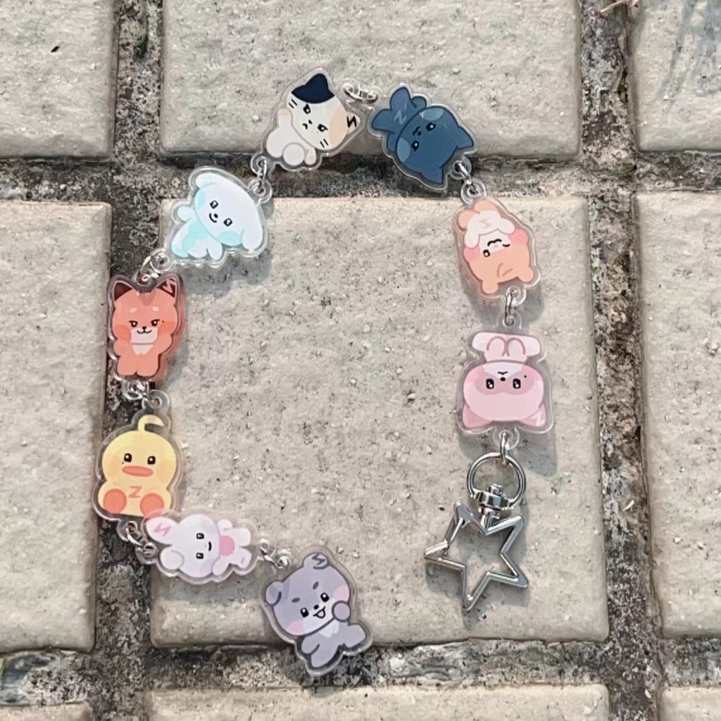 Kpop Idol BABYMONSTER RIIZE ITZY GIDLE ZB1 Acrylic Charm Keychain Cute ...